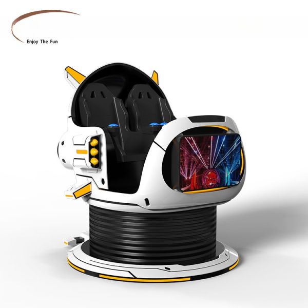 Quality Double Players 9d Virtual Cinema Coin Operated Panda VR Simulator for sale