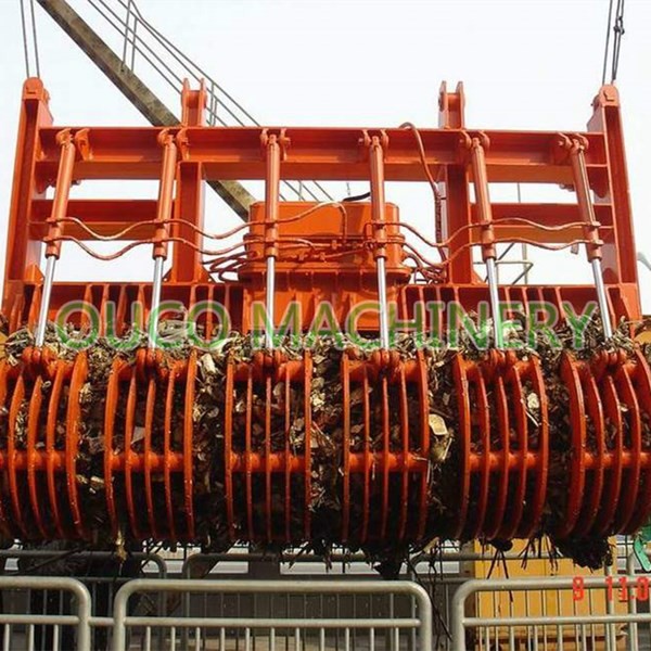 Quality Waste Handler 9500 KG Electric Hydraulic Clamshell Bucket for sale
