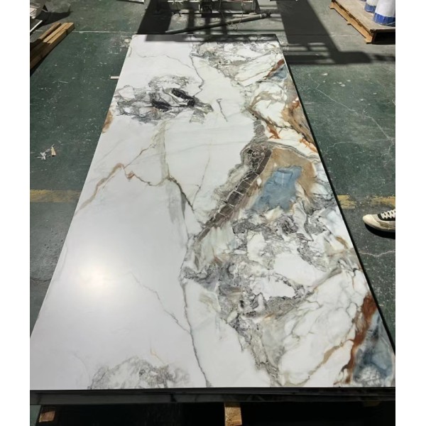 Quality UV Coating Waterproof Pvc Wall Panel Marble Color ISO Designs for sale