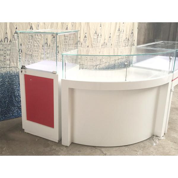 Quality Fashion Design Jewelry Store Showcases With Lock / Spotlight / Hardware for sale