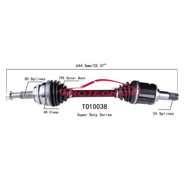 Quality Lexus ES300 Cv Axle Left And Right Axle Cv Shaft Assembly EXTREME Weather Unit for sale