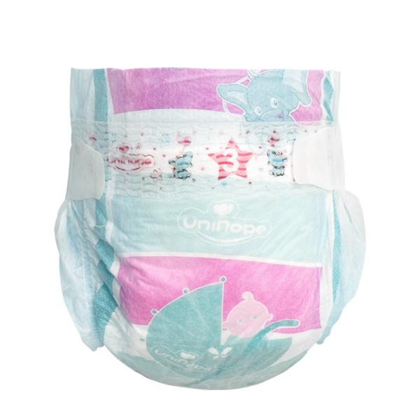 Quality Babies Age Group Fluff Pulp Disposable With SAP L Size Diaper Packet for sale