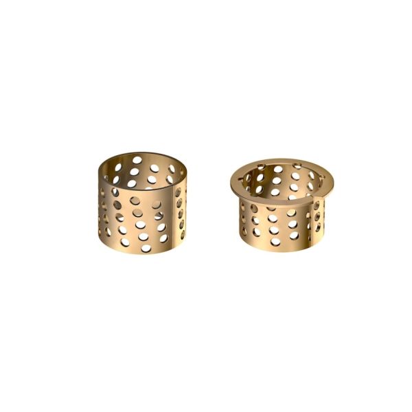 Quality CuSn8 Flanged Bronze Bushings Metric Large Size For Mining Drill Rigs for sale