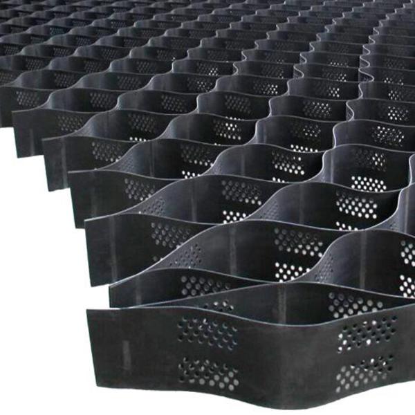 Quality 14.2kN/m Textured Perforated Geocell 25kN/m Tensile Strength Slope Protection for sale