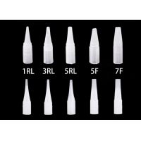 Quality 7F Transparent Eyebrow Plastic Tattoo Machine Needle Individual Package for sale