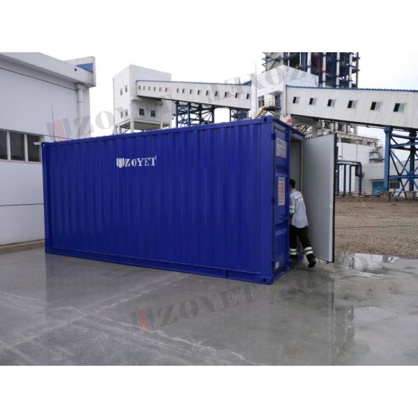 40ft Military Storage Container Navy Blue Climate Controlled Shipping ...