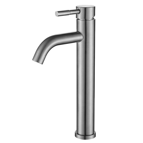 Quality Single Handle Controls Cold Water Modern Designs Stainless Steel Basin Faucet for Bathroom for sale
