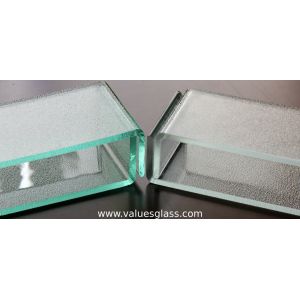 Quality Clear U Profile Glass , U Channel Glass Sandblasted Surface Treatment for sale
