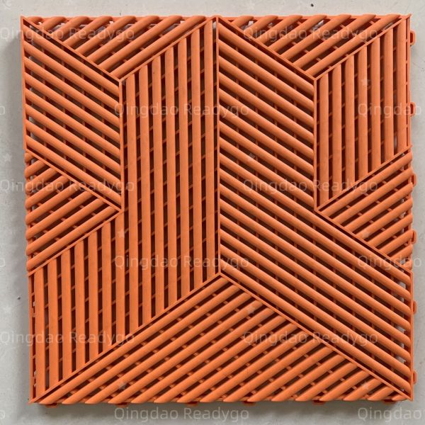 Quality SILK Strength car grate plastic modular interlocking tiles PP garage floor tiles for sale