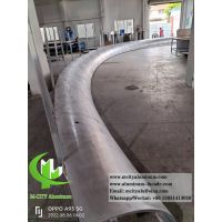 Quality Double Curved Aluminum Cladding Panels with Powder Coated Finish and Customizabl for sale