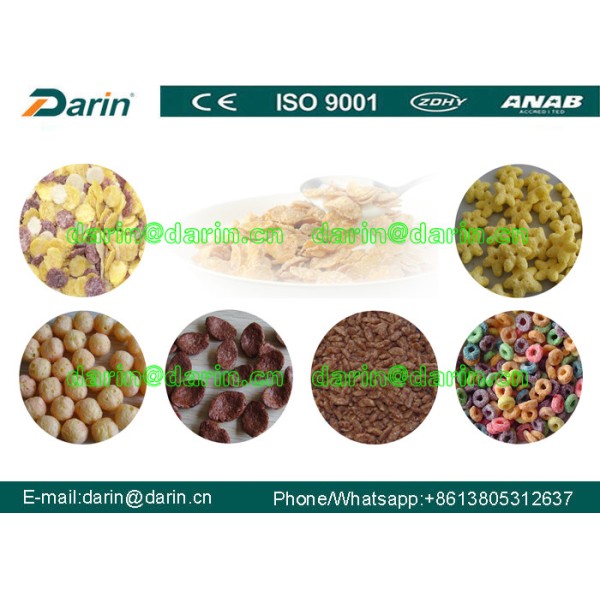 Quality Continuous Automatic Corn Flakes Breakfast Cereal Production Line Bulking for sale