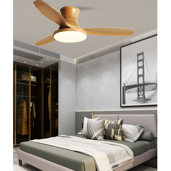 Quality ECO 3 Blade Ceiling Fan With Remote Flush Mount Three Blade Ceiling Fan for sale