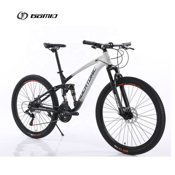Quality GOMID Double Suspension Mountain Bike Bisiklet Four Link Gear Cycle Custom OEM Bicicletas Alloy Soft Tail Bicycle Alloy Frame for sale