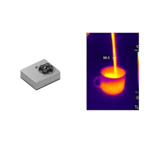 Quality Radiometric 120x90 Resolution 12μm Pixel Pitch Uncooled LWIR Thermal Module for for sale