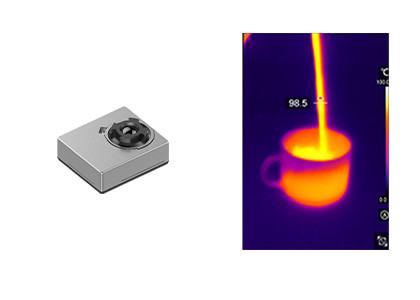 Quality Radiometric 120x90 Resolution 12μm Pixel Pitch Uncooled LWIR Thermal Module for for sale