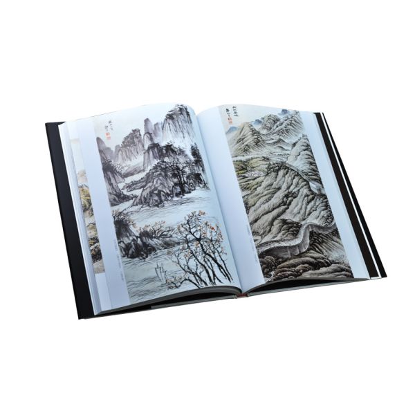 Quality OEM Hardbound Book Printing Silkscreen Printed Fabric Texture Paper for sale