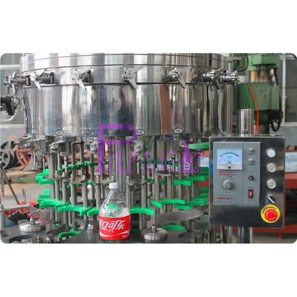 Quality Stainless Steel Carbonated Drink Filling Machine , CSD Bottle Automatic Capping for sale