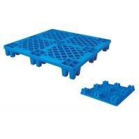 Quality Heavy Duty Euro HDPE Large Stackable Plastic Pallet Reversible Double Sides for sale