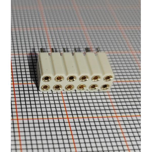 Quality 2x6 12 Pin Header Connector IC 2.54 Mm Pitch Female Header Socket for sale