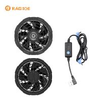 China Brushless Air Conditioning Jacket Cooling Fan 5V USB Power Supply factory