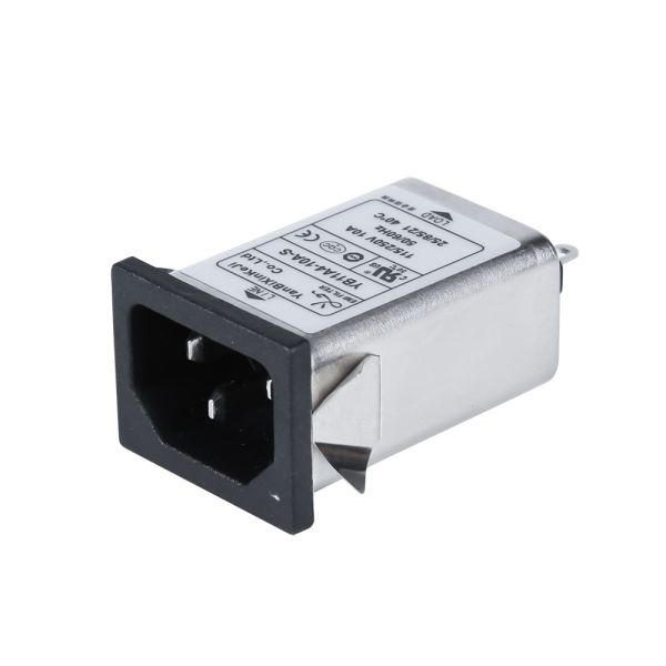 Quality 110V/250V High Performance EMI Power Inlte Filter With IEC 320 C14 Single Socket for sale