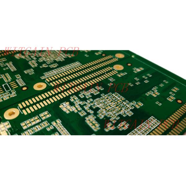Quality 6 Layer PCB Printed Circuit Board 1.6MM Green Solder Mask ENIG 91mm*84mm for sale