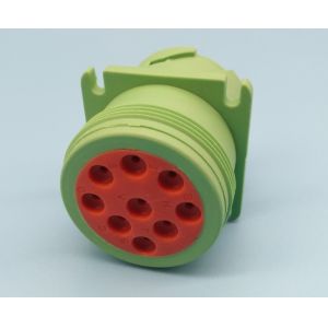 Quality Green J1939 9 Pin Connector Type 2 Male Plug Deutsch HD10-9-1939P-P080 for sale