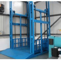 Quality 2000KG Commercial Cargo Lifts 5m Small Freight Elevator Single Rail for sale