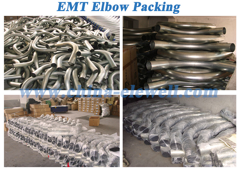 Galvanized Rigid Conduit Fittings 90&deg; Degree Rigid Steel Conduit Elbows