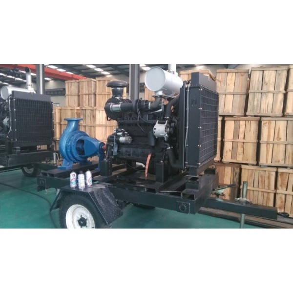 Quality Trailer Diesel Water Pump Set With DCEC Diesel Engines For Agriculture irrigation for sale