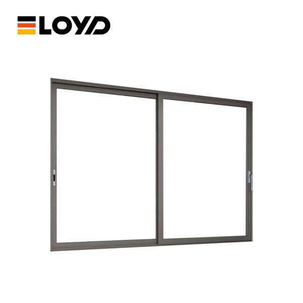 Quality Antitheft Clear 60 Inch Sliding Glass Door Aluminum Storefront Customised for sale