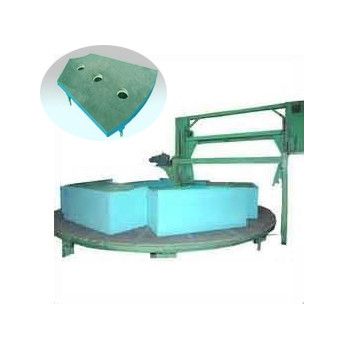 Quality Circle Horizontal Sponge Cutting Machine For Flixible PU , Quadrate Foam Cutting for sale