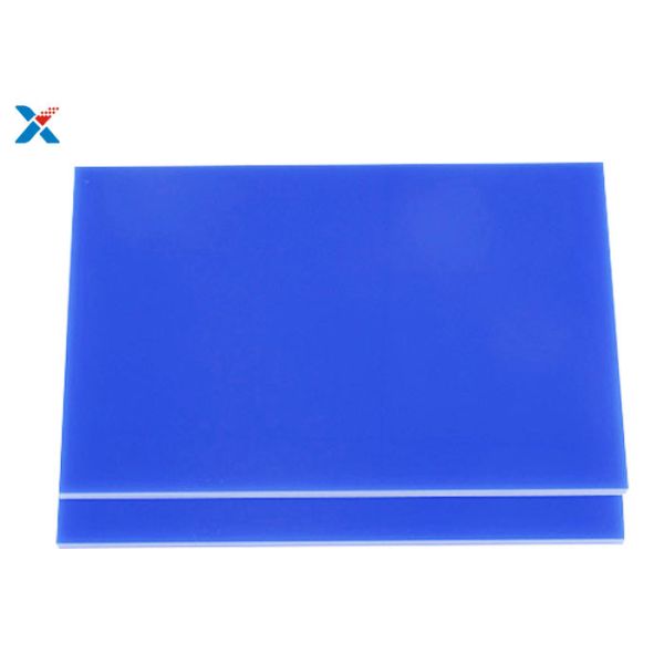 Quality Colored Lucite Board Panel 1/8 Thick Blue Acrylic Sheets For DIY Painting Art Craft for sale