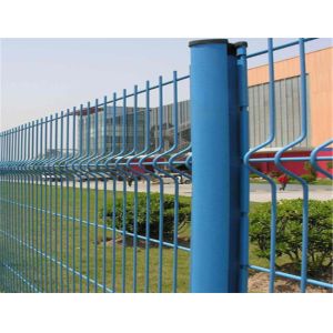 china Powder Coated Wire Mesh Fence , Welded Mesh Fencing For Safe Protection