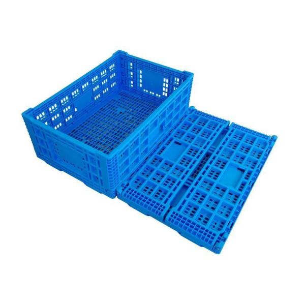 Quality Recyclable HUADING Folding Plastic Crates for Vegetables and Fruits Produce for sale