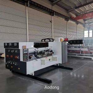 Quality 18kw Corrugated Box Printing Machine Flexo Slotter Humanization Operation for sale
