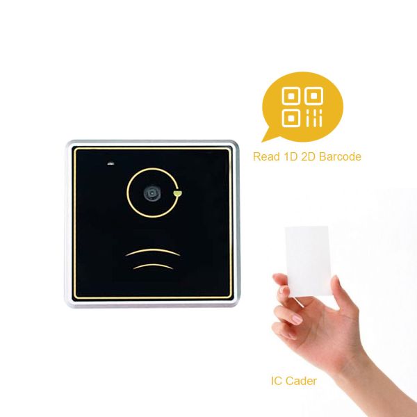 Quality Wall mounted QR Barcode Scanner Mi fare Card Reader RS232 wiegand26/34 for for sale
