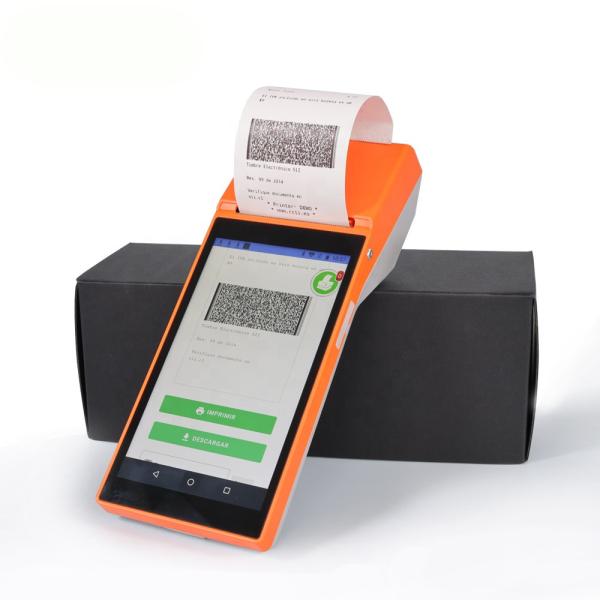Quality Barway Android Pos Barcode Scanner Mobile Handheld Device 3G/4G Terminal With for sale