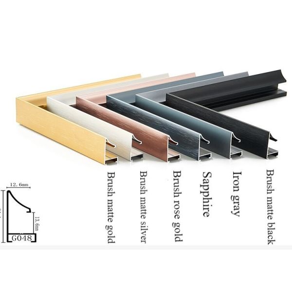 Quality Custom Size Metal Photo Frame Canvas Poster Frames Molding for Personalized Wall for sale