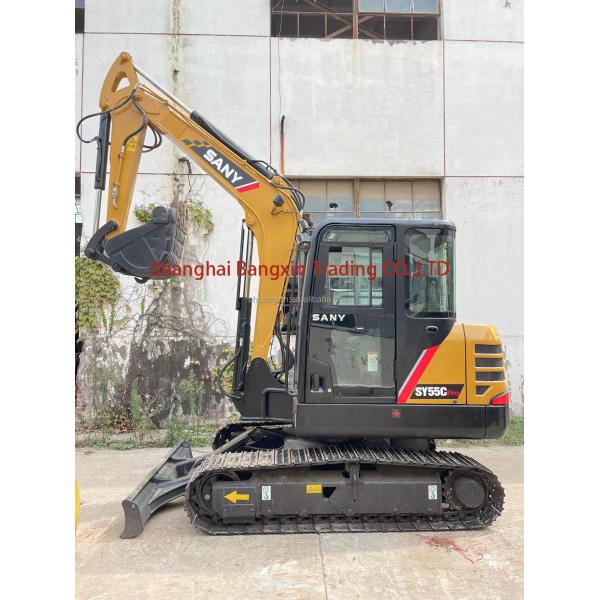 Quality 2021 year mini excavator SANY SY55C with strong power and hydraulic stability for sale