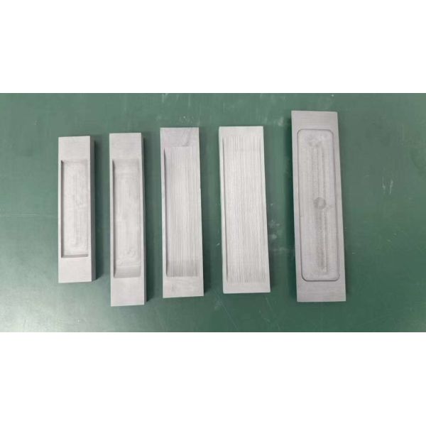 Quality Customized Rectangle Ceramic Boat For Bronzing Plating And Laser Anti-Counterfei for sale