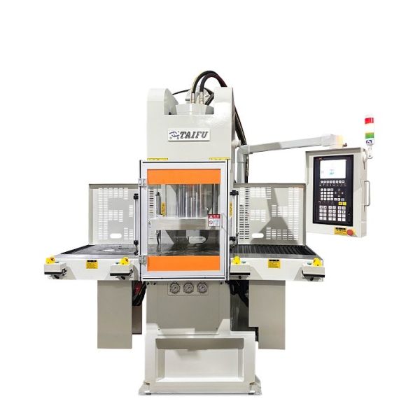 Quality 85 Ton Power Cord Vertical Injection Molding Machine With Double Slide for sale