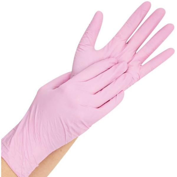 Quality Blue Non Sterile Medical Nitrile Gloves 100 Pcs/Box for sale