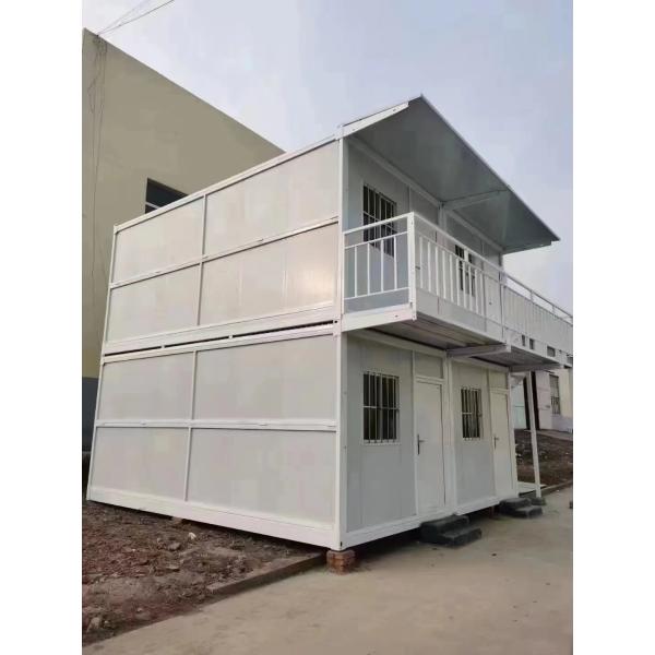 Quality 20ft Prefabricated Foldable Container Houses Sandwich Panel Wall Design Style for sale