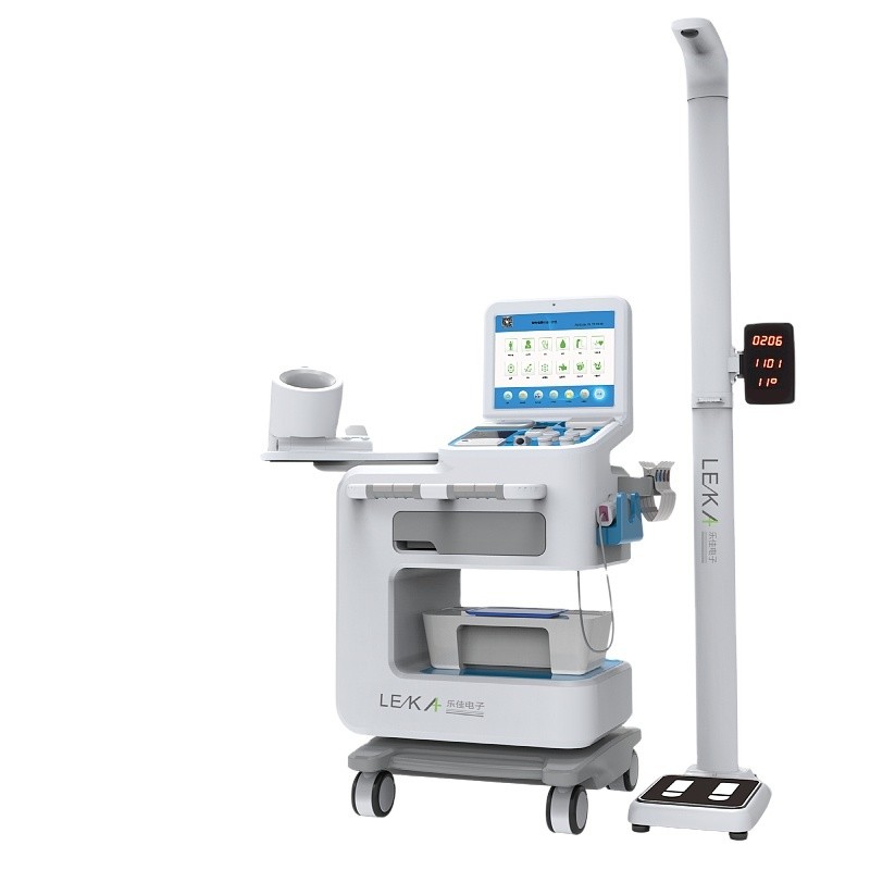 Quality 15-inch Touch Screen Multi-function Health Checkup Kiosk with BIM Body Height for sale