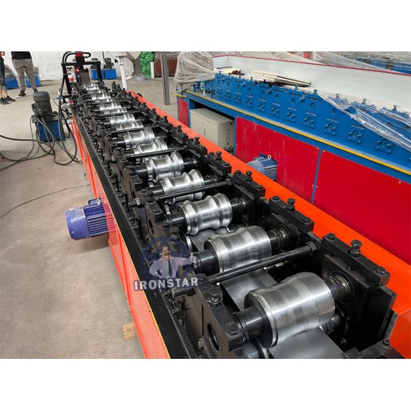 Quality “Door Shutter Roll Forming Machine Equipped with Hydraulic Cutter and PLC for sale