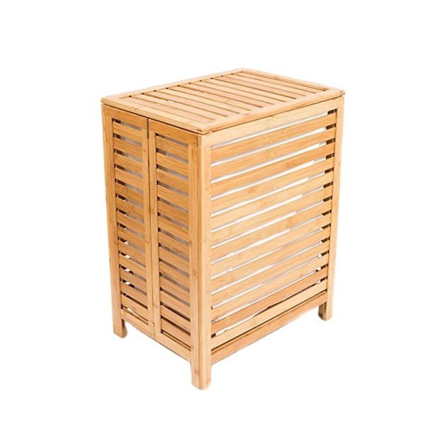 Quality 100L Bamboo Laundry Hamper Basket For Dirty Clothes Storage for sale
