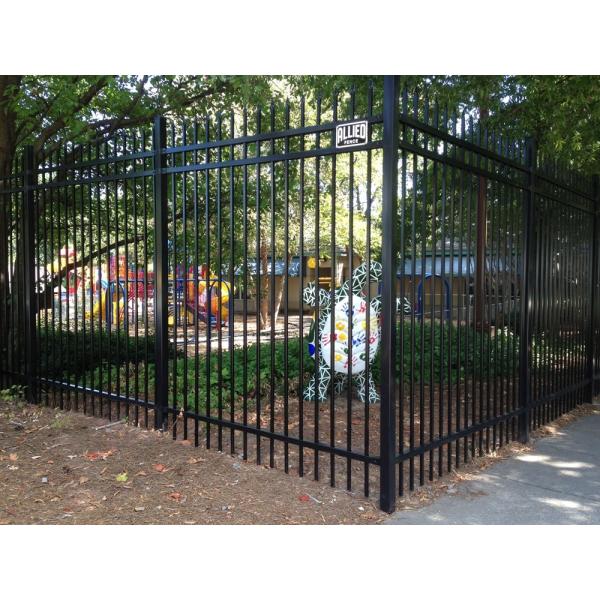 Quality Australian Standard Pressed Spear Top Security Picket Garrison Steel Tubular for sale