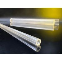 Quality EFG Method Transparent Sapphire Glass Pipe Thermocouple Protection Tubes for sale