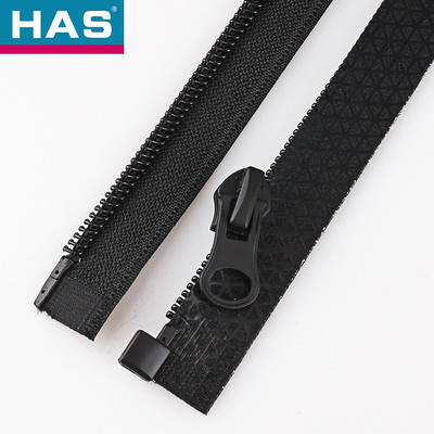 Quality Auto Lock Black Waterproof Zipper #3 #5 Water Tight Zipper With Flexible for sale